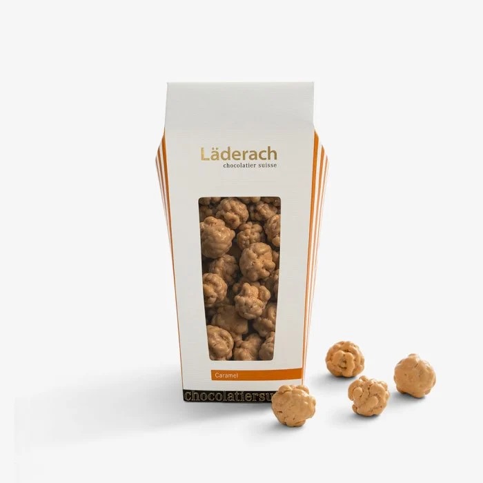 Popcorn Caramel | Läderach Chocolatier Suisse