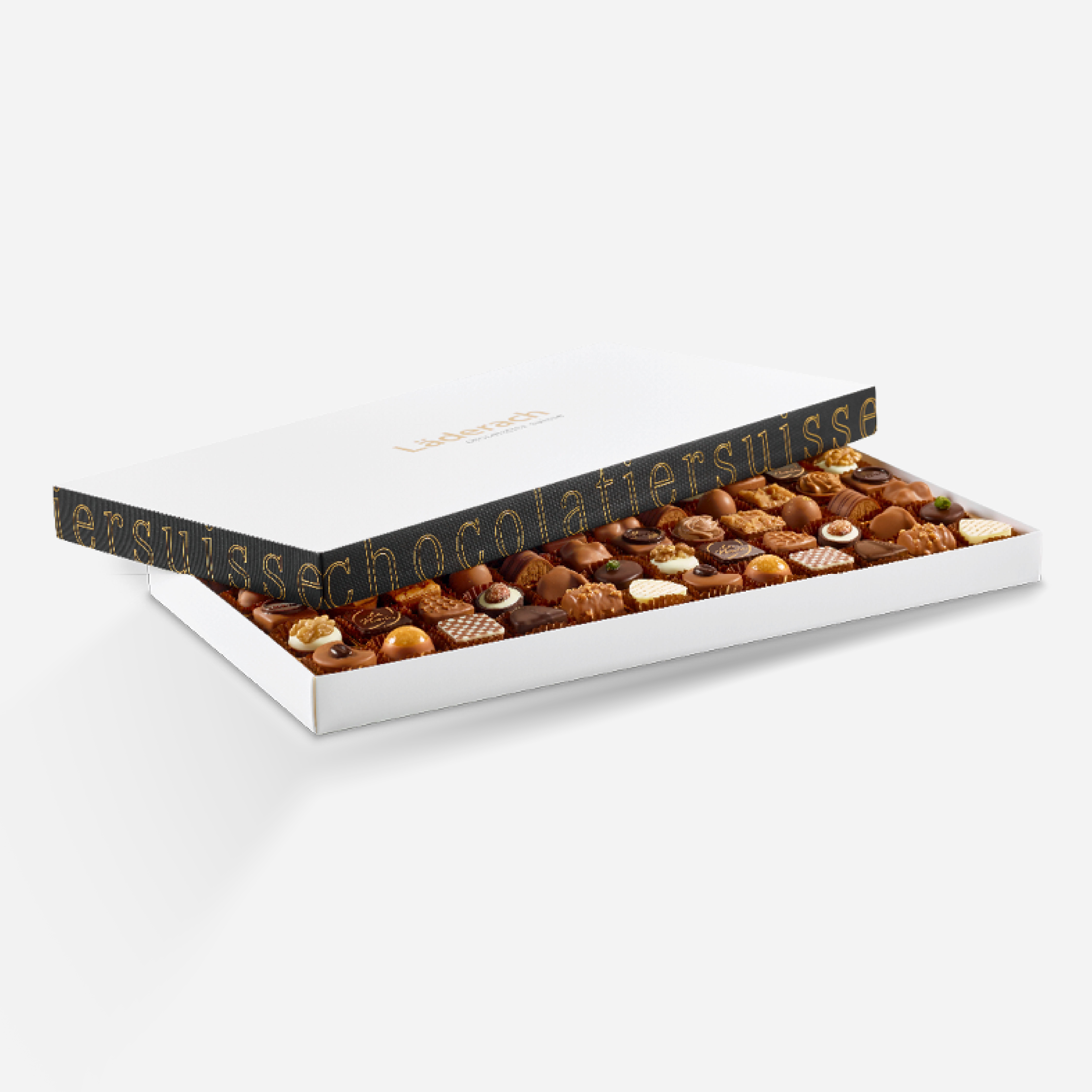 Pralines Gift Box 72 pcs | Läderach Chocolatier Suisse