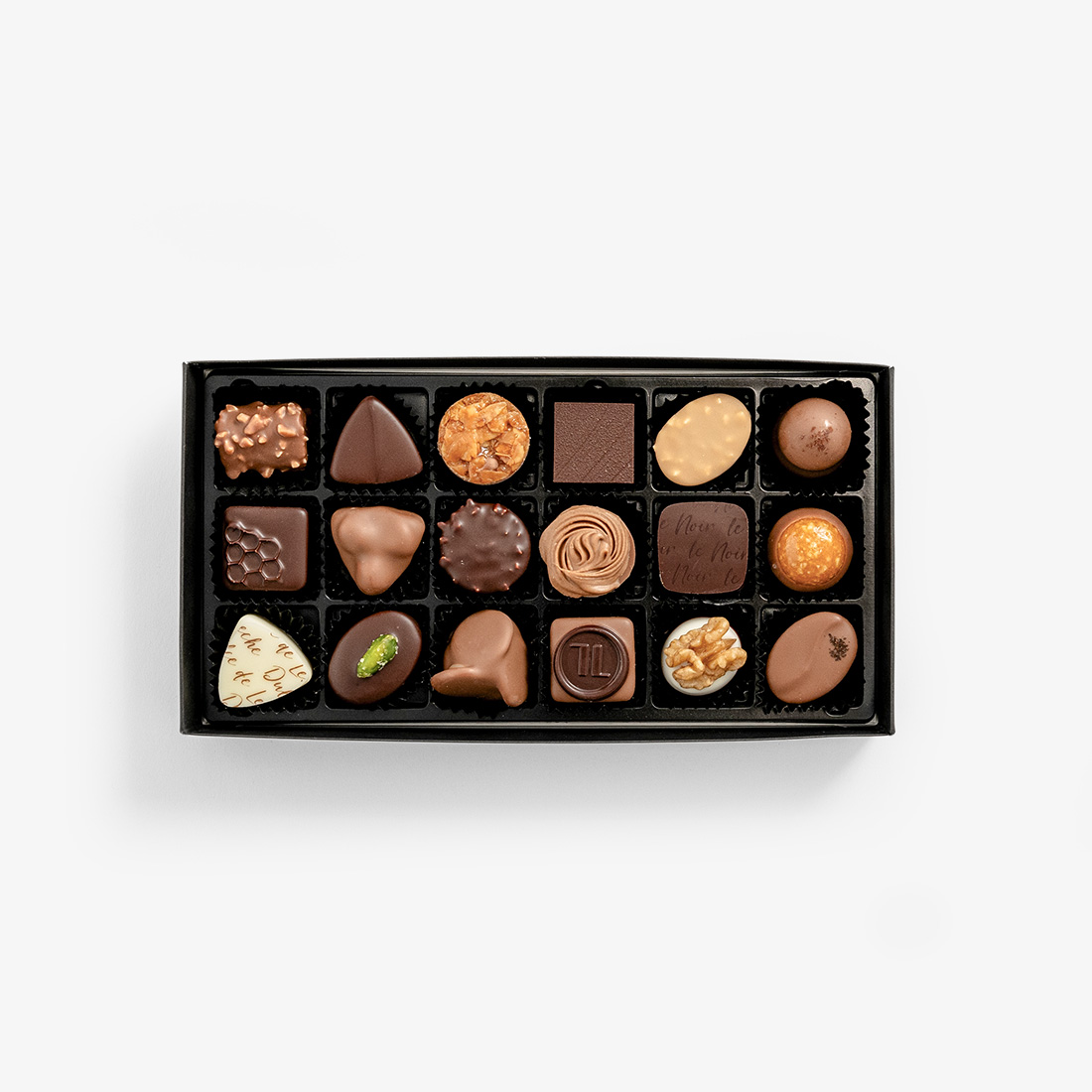 Pralines Gift Box 18 pcs | Läderach Chocolatier Suisse