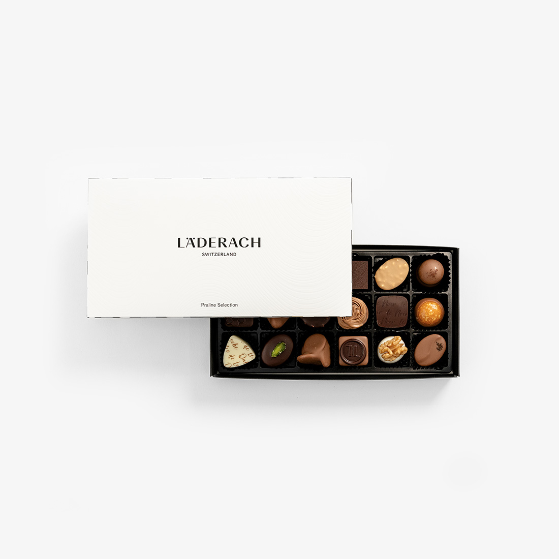 Pralines Gift Box 18 pcs | Läderach Chocolatier Suisse
